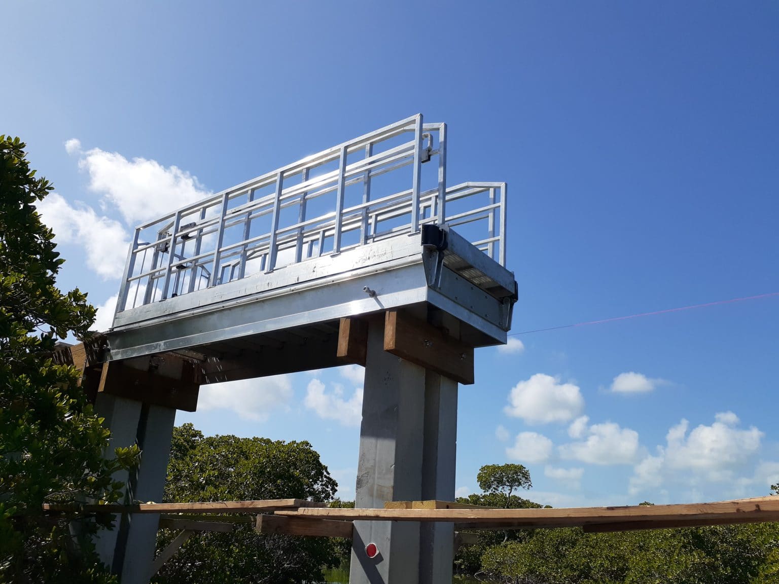 Custom Retractable Bridge on the Florida Keys