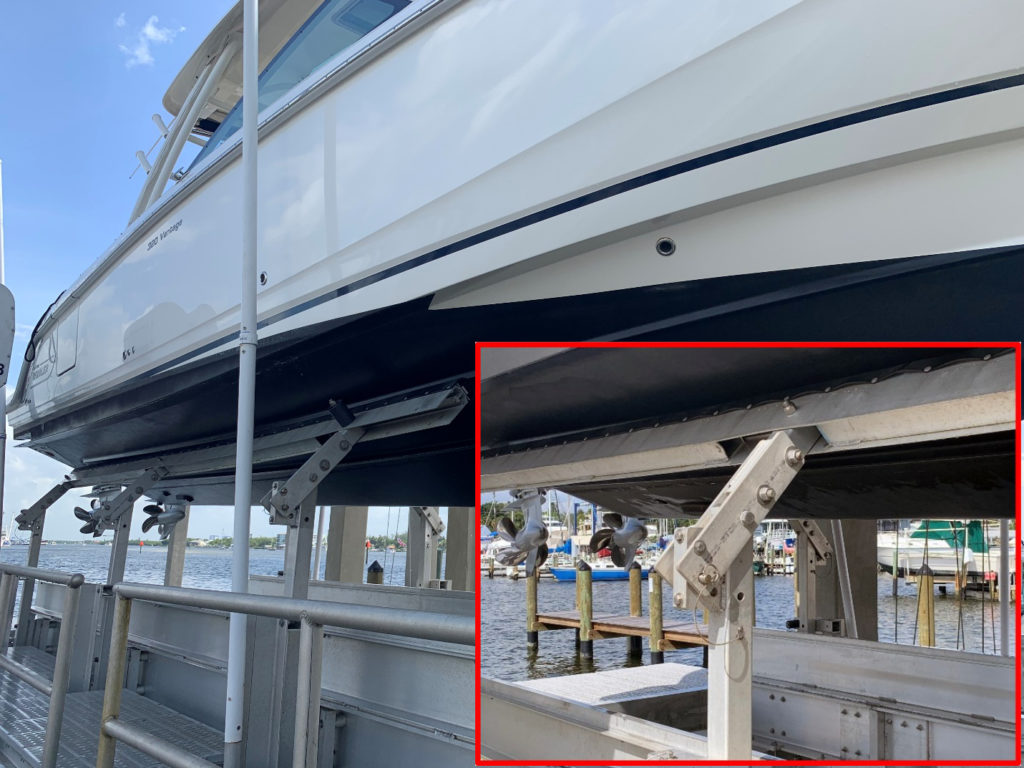 Custom Superlifts at Gulf Star Marina | IMM Quality Boat Lifts