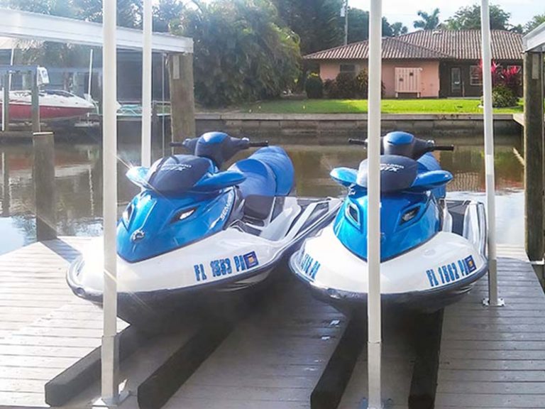 4500 dual PWC Jet Ski Lift - IMM Quality Boat Lifts
